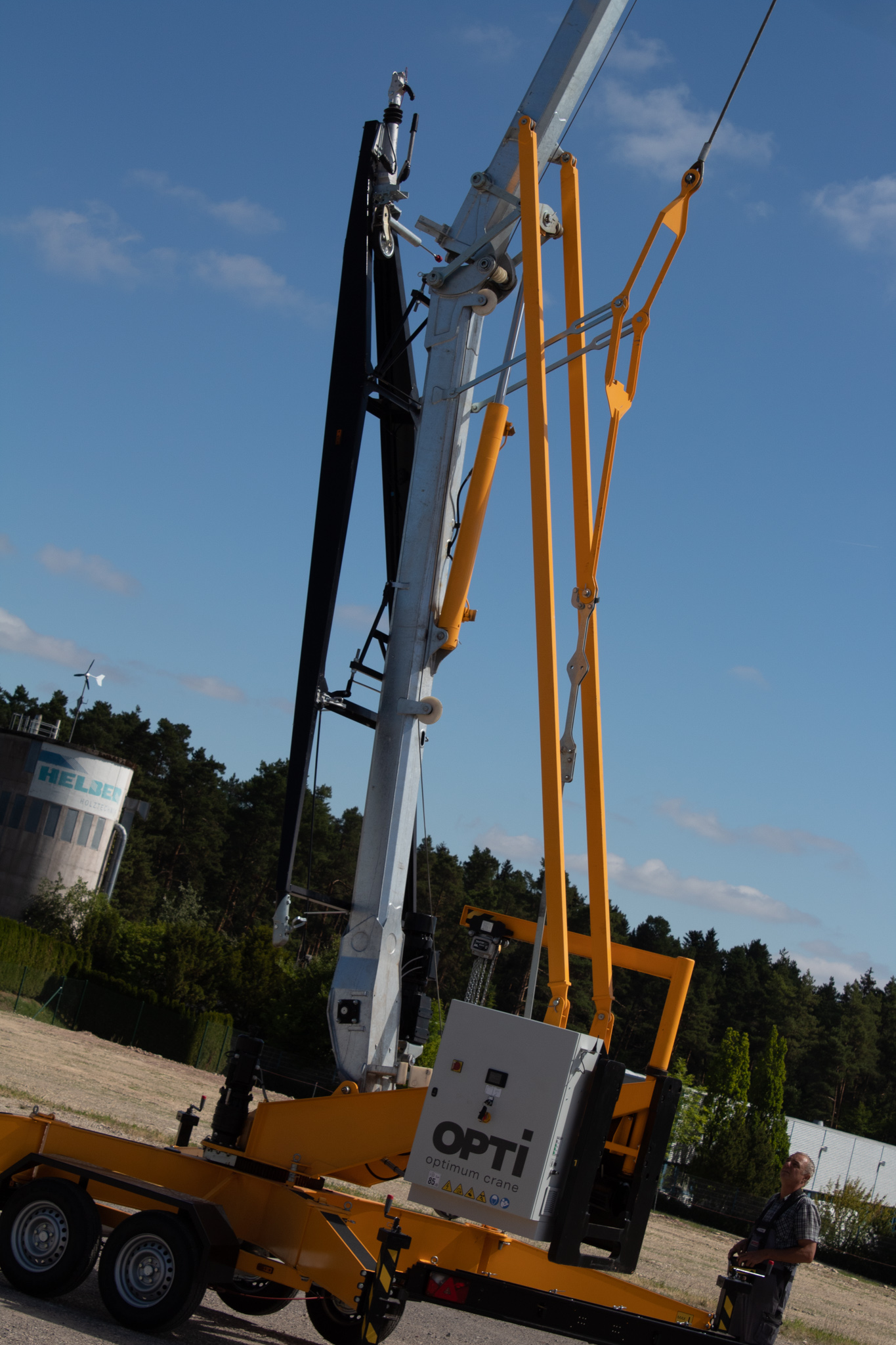Der 3,5-Tonnen Anhängerkran